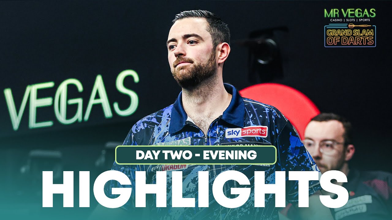 CHAMPS STUNNED! Day Two Evening Highlights – 2024 Grand Slam of Darts ...